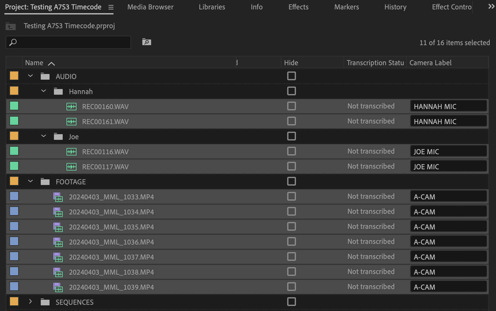 Working with Timecode in Premiere Pro, the right way (Sony A7S3 now supports true timecode ...